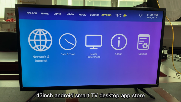 43 Inch LED TV - Smart, Slim, and Versatile for Living Room