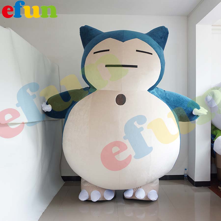 Snorlax Inflatable Costumes - Ultimate Cartoon Mascots