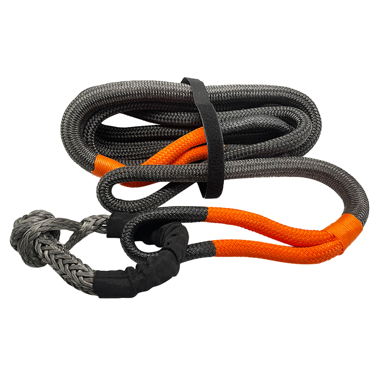 48,000 Lb Recovery Strap 30ft Kinetic (48,000lb) With 2 Soft Shackles ...