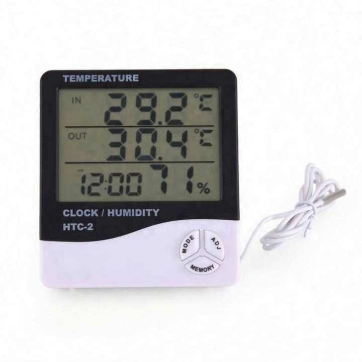 LCD Electronic Digital Temperature Humidity Meter Thermometer ...