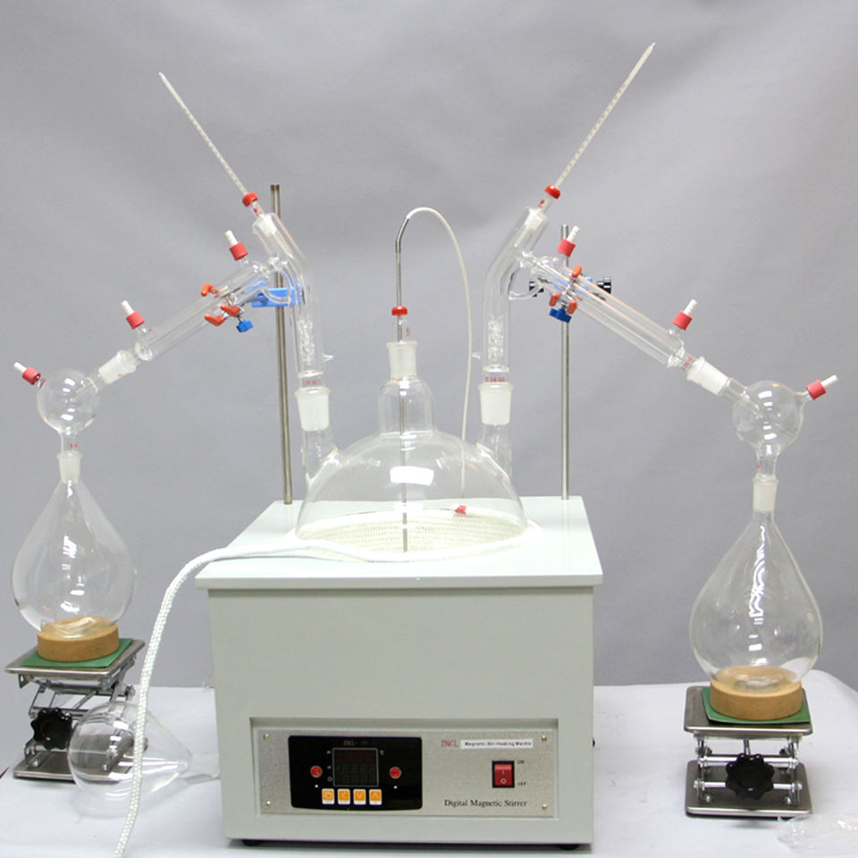 Laboratory Glassware Distillation Apparatus High Efficiency Short Path ...