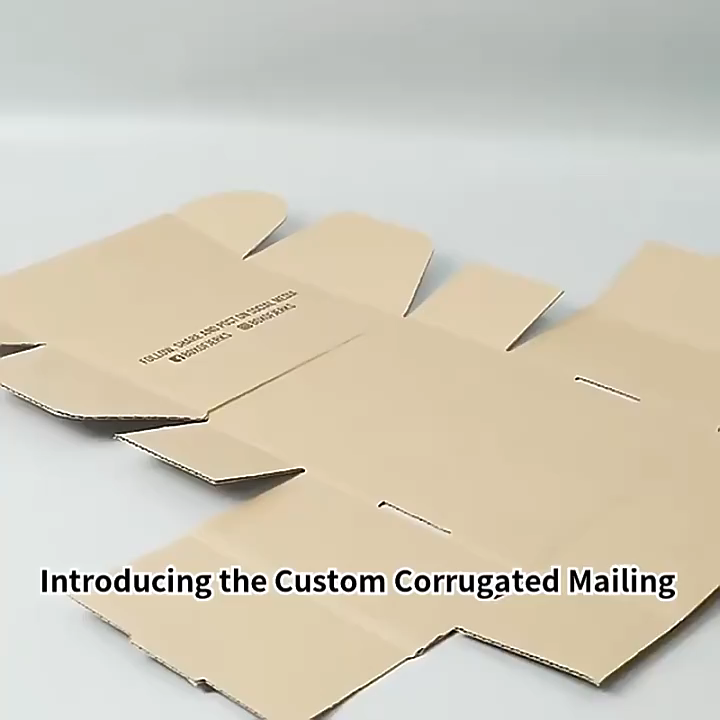 Custom Logo Shipping Corrugated Mailer Cardboard Gift Boxes Paper Boxes ...