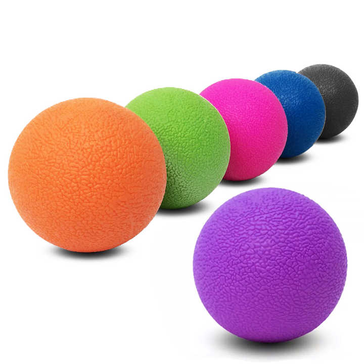 THYFIT Therapy Lacrosse Balls TPE Relax Fascia Release Foot Leg ...