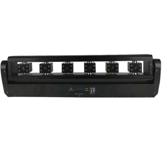 RGB Six Head Laser Beam Bar - 6 Eyes Red Laser Light