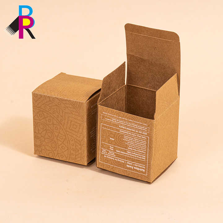 Custom Folding Paper Boxes - Kraft Paper Slide Open Box