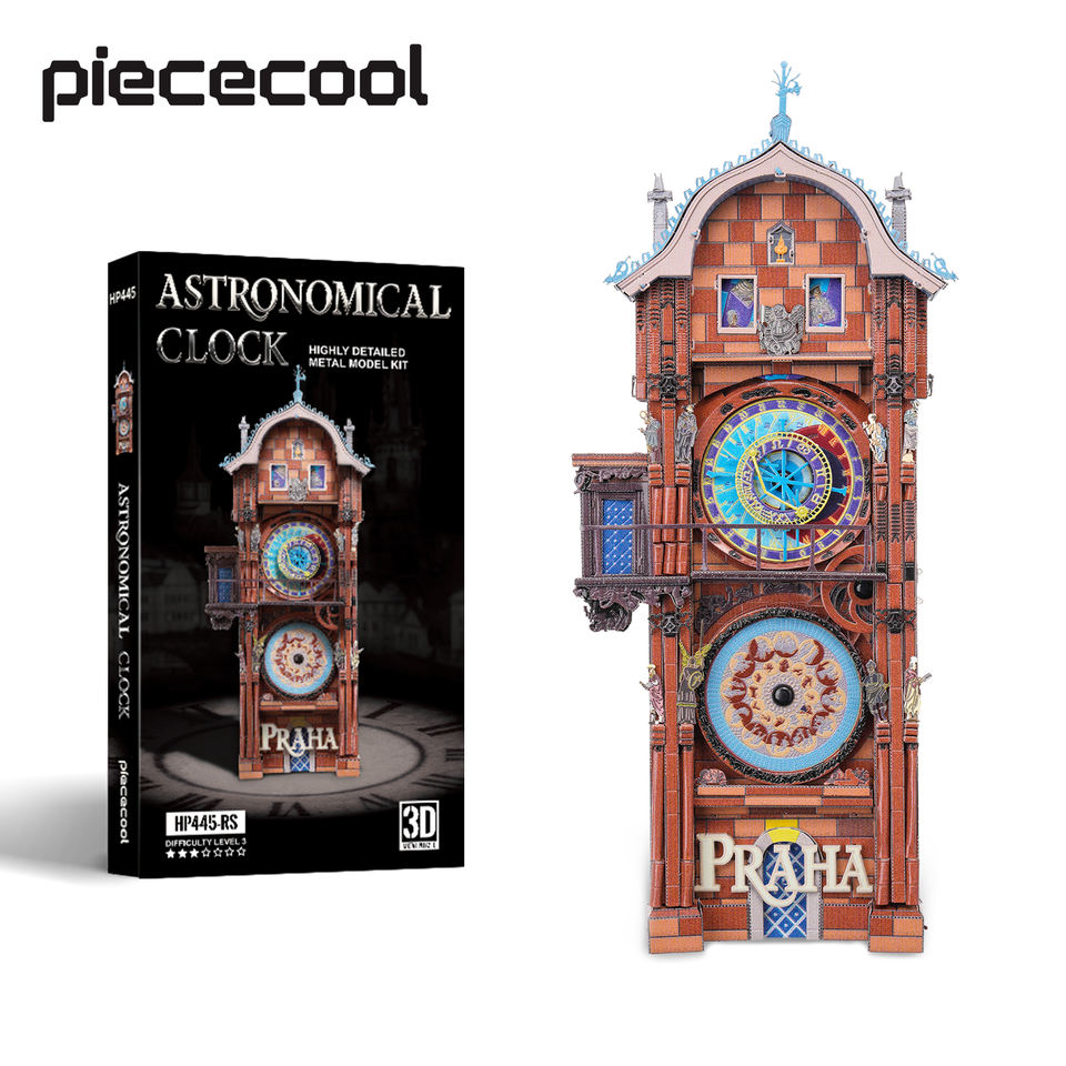 Piececool Modern Astronomical Clock 3D Metal Puzzle DIY Model Kit ...
