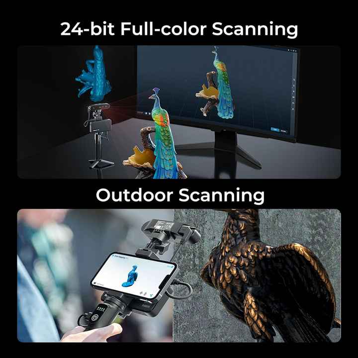 Creality 3D-Scanner CR-Scan Ferret Pro Schnelles Vollfarb-Scannen mit ...