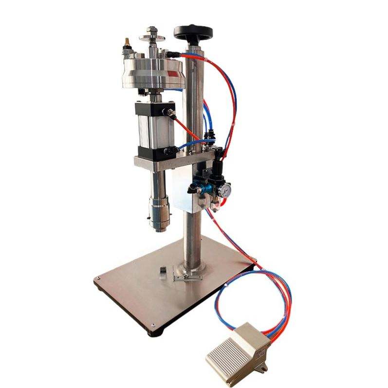 Pneumatic Plastic Bottle Capper Machines Semi Automatic Glass Bottle ...