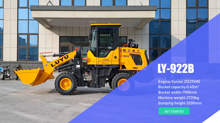 China Front End Loader 2 Ton 0.4 M3 Luxurious Cabin Wheel Loaders for ...