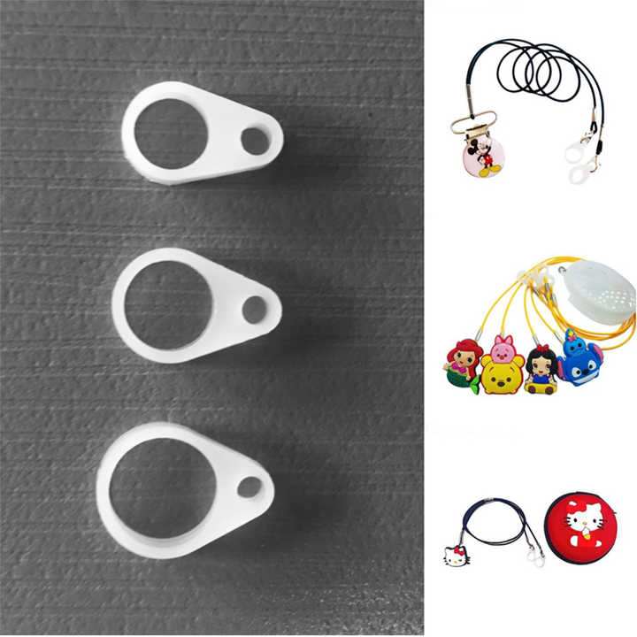 Silicone Loop Loops for BTE Hearing Aid Clips - Durable & Safe
