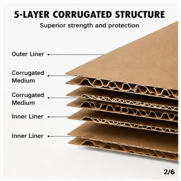 Heavy Duty Corrugated Moving Box Custom Packing Carton Recyclable ...