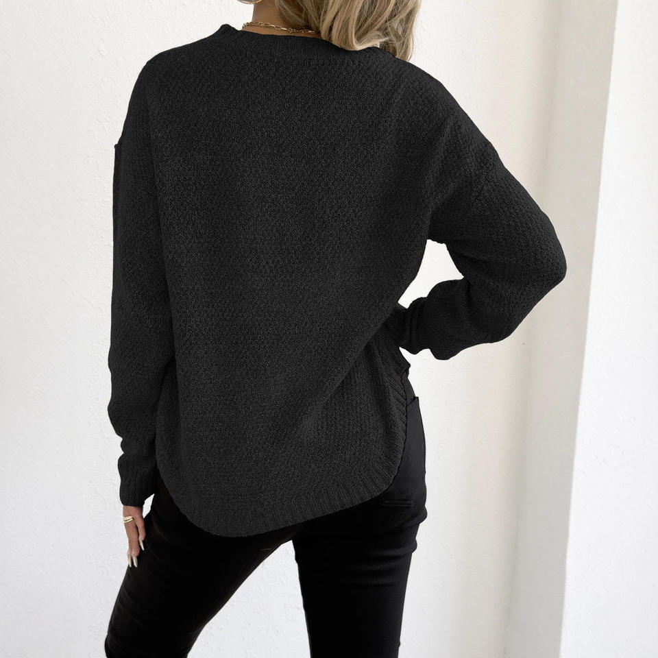 Wholesale 2026 NEW Women's Autumn Winter Pullover Sweater Fleece Woven ...