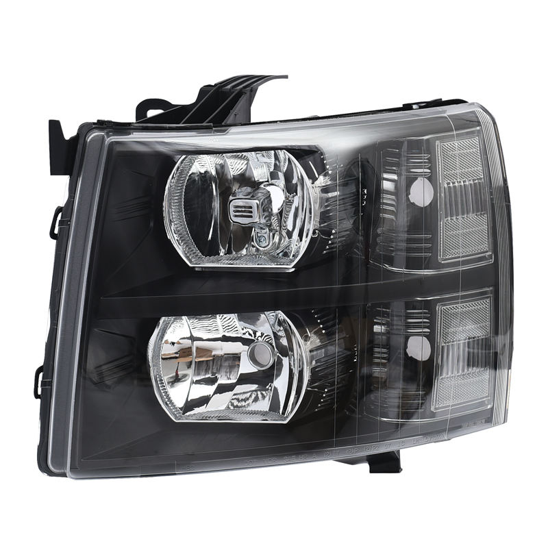 Auto Part Black Half Assembly Headlight for Chevrolet Silverado 2007 ...