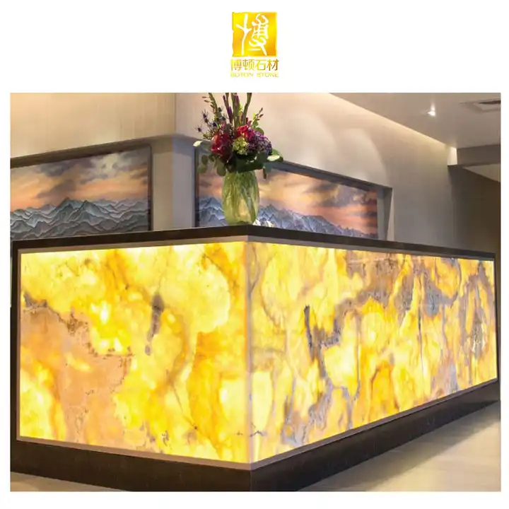 BOTON STONE Alabaster Stone Price Onyx Decoration Artificial Marble Panels