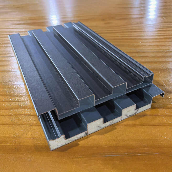 Pu Foam Aluminum 6mm Roof Fireproof Insulated Roof Metal Sheet ...