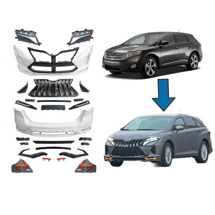 MX Facelift Upgrade Body Kit - LX Style Bumper for Toyota Venza 2009-2015