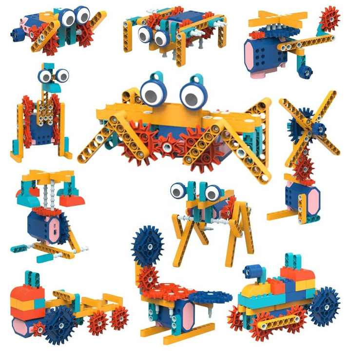 STEM Electric Gear Blocks - 116pcs Building Toy Sets
