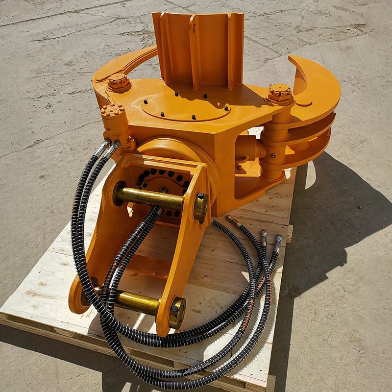 Hawk Hydraulic Log Grapple Tree Shear for 10-20t Excavator with 350mm ...