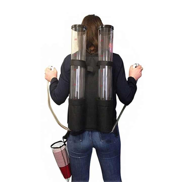Double Backpack Wine Beer Dispenser - 3L Capacity Party Game