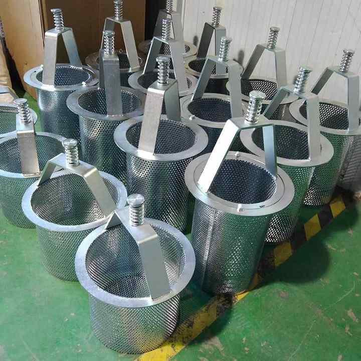 Stainless Steel Mesh Filter Cartridge Laminated Perforated Sheet Metal ...