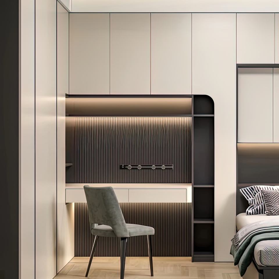 Solid Wood Modern Storage Cabinet for Bedroom with Convertible ...