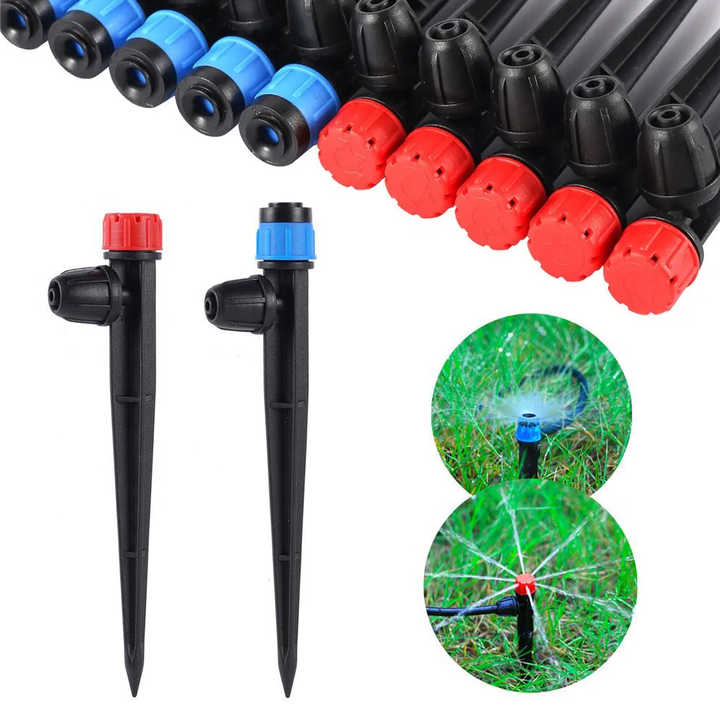 Quick Connect 360 Degree Bubbler Dripper Stake Drip Irrigation System ...