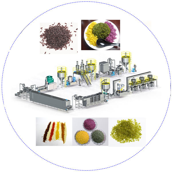 Fortified Rice Processing Line Broken Rice to Make Artificial Rice ...