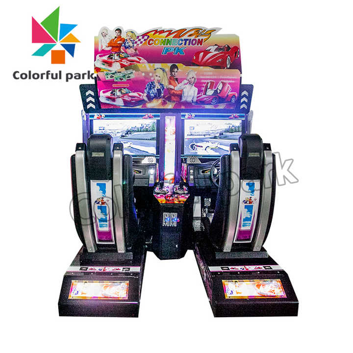 High Quality Indoor Coin Double Play Race Car Arcade Machine Racing Car ...