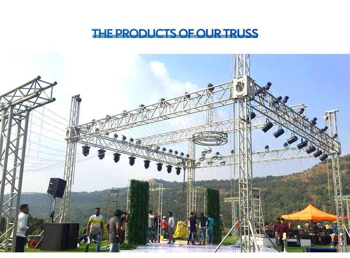 Aluminum Event Spigot Bolt Stage Lights Dj Booth Truss Structure for ...