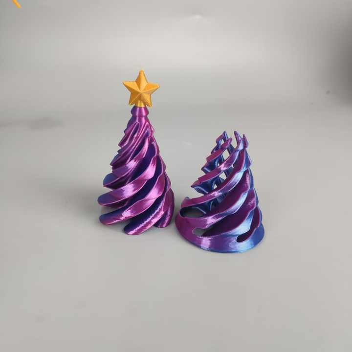 Custom 3d Printed Christmas Tree Spiral Toy Unique Holiday Party Gift ...