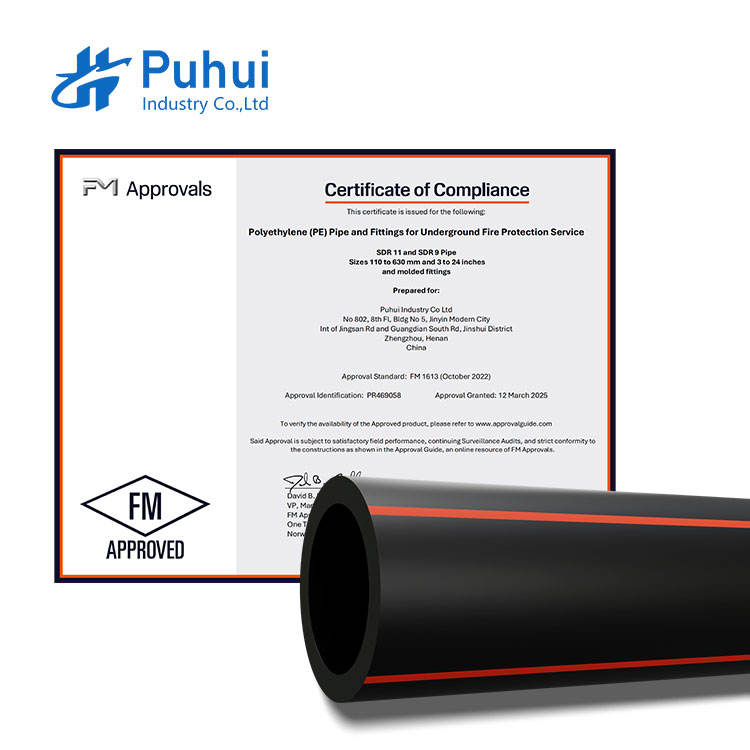 FM Certified PE100 HDPE Pipe for Fire Fighting Applications| Alibaba.com