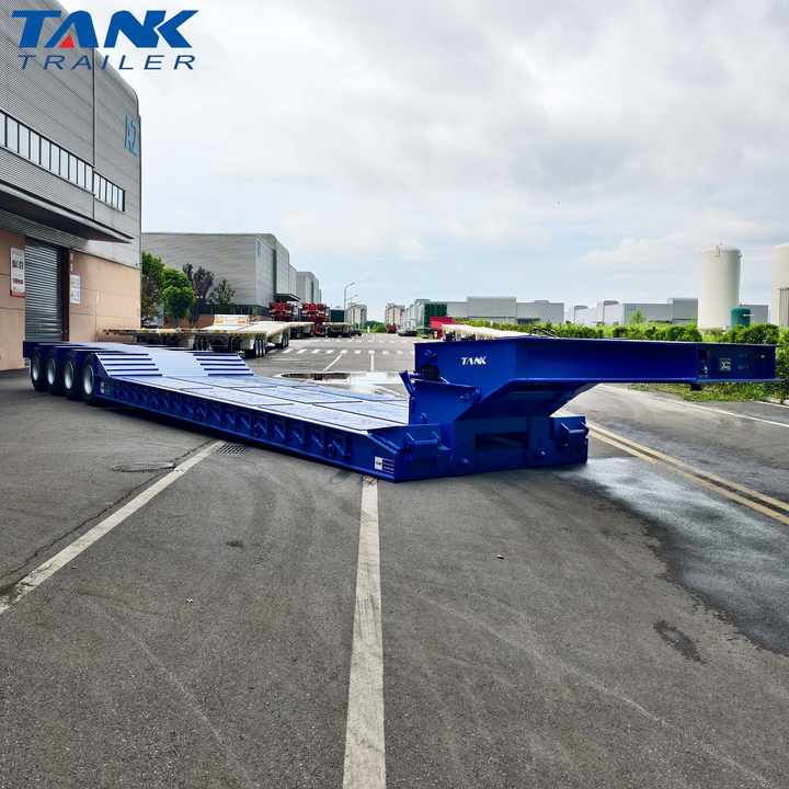 Heavy Duty Lowboy Trailer Extendable Lowboy Trailer for Transport ...