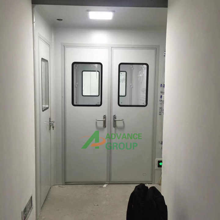 SS316 Cleanroom Door Tight Seal Chemical Resistant Flush Panel Bio ...
