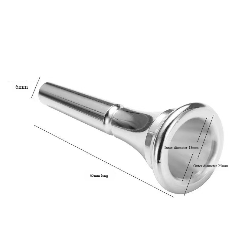 Professional Silver Plated Gold Plating Cornet Trumpet Mouthpiece ...