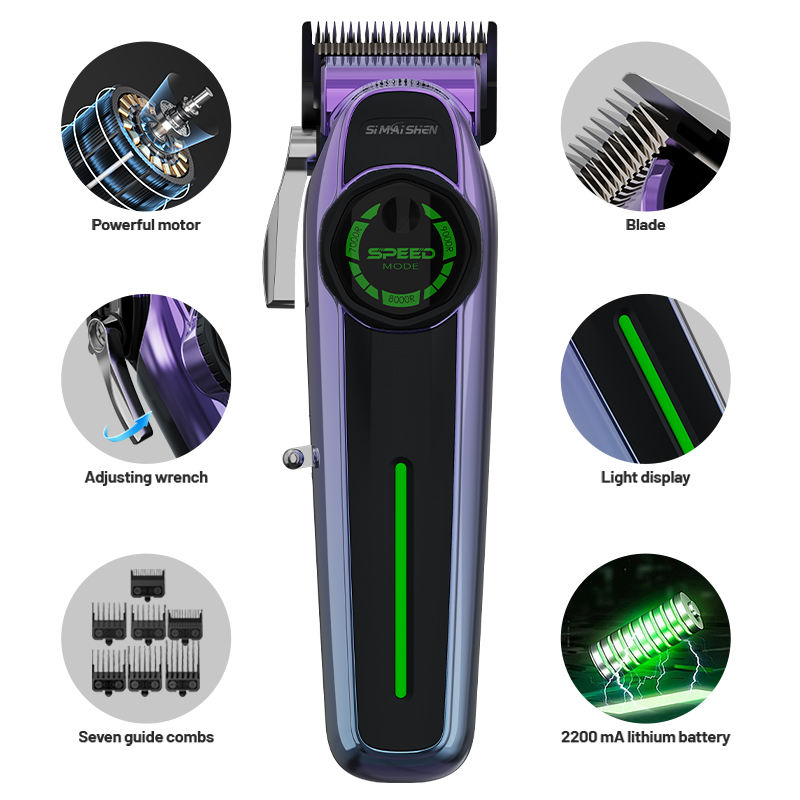 2026 New Smart Touch Professional Salon Cordless Men's Hair Clippers ...