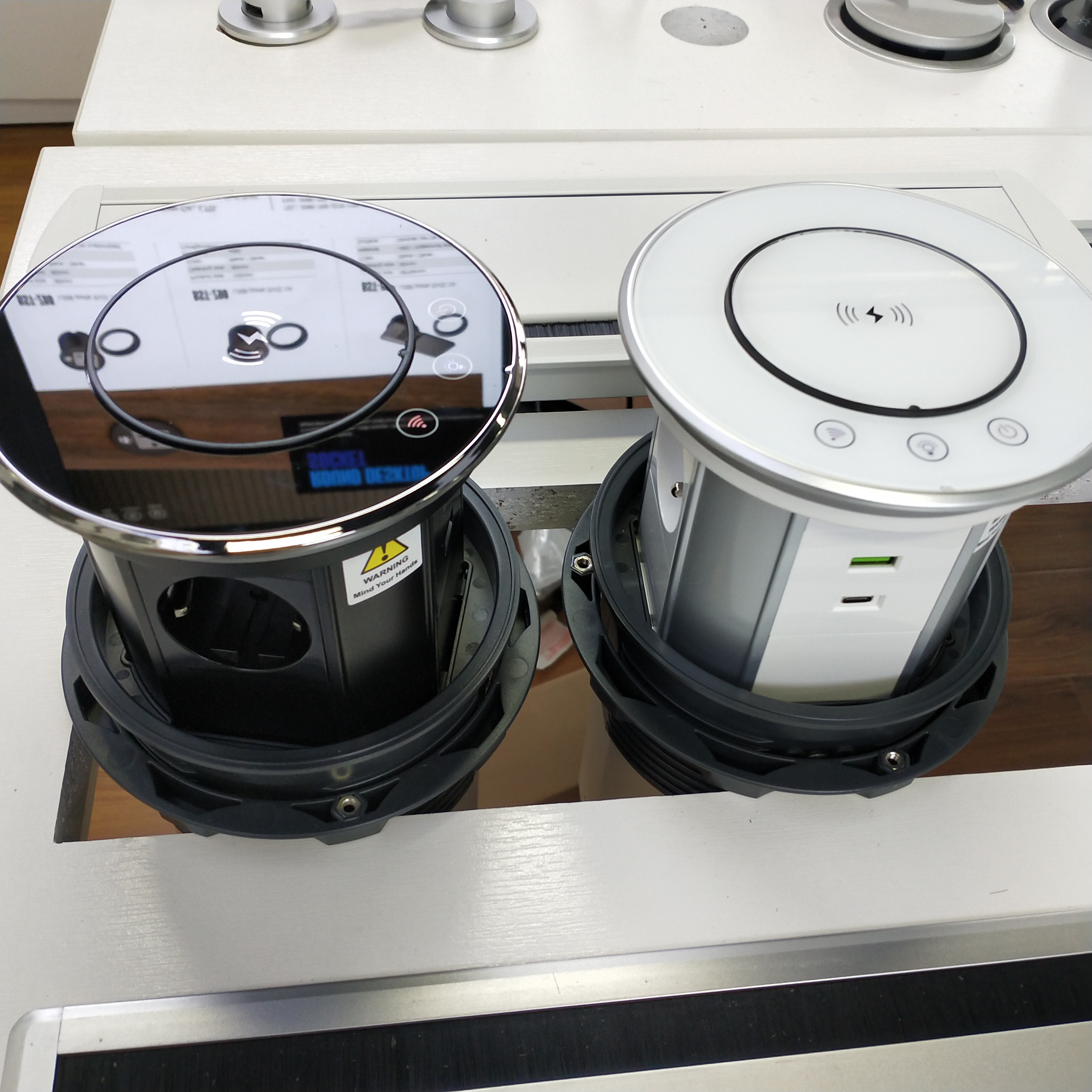 Motorized Pop Up Sockets - Smart and Versatile Power Solutions