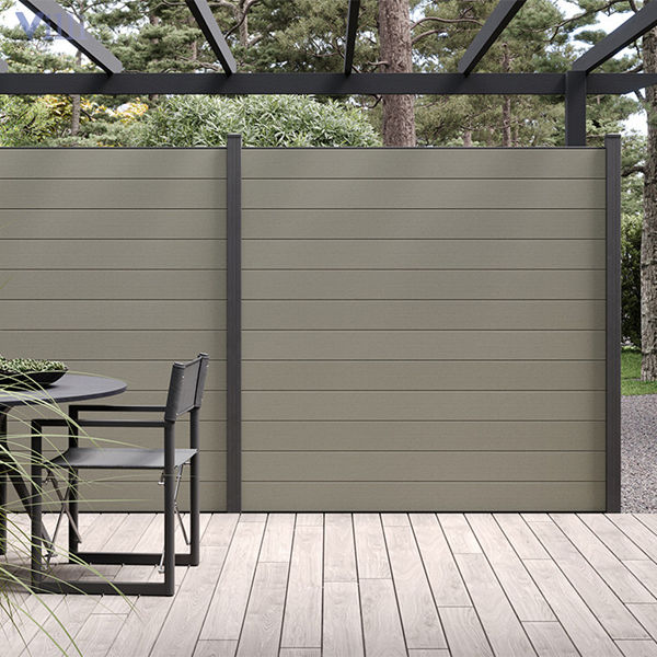 Eco-Friendly Modern WPC Fence Panel Recycled Material Sustainable ...