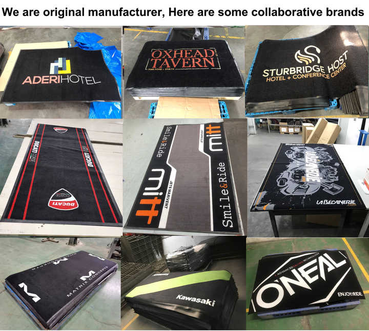 Customized Logo Motorbike Race Premium Environmental Mat