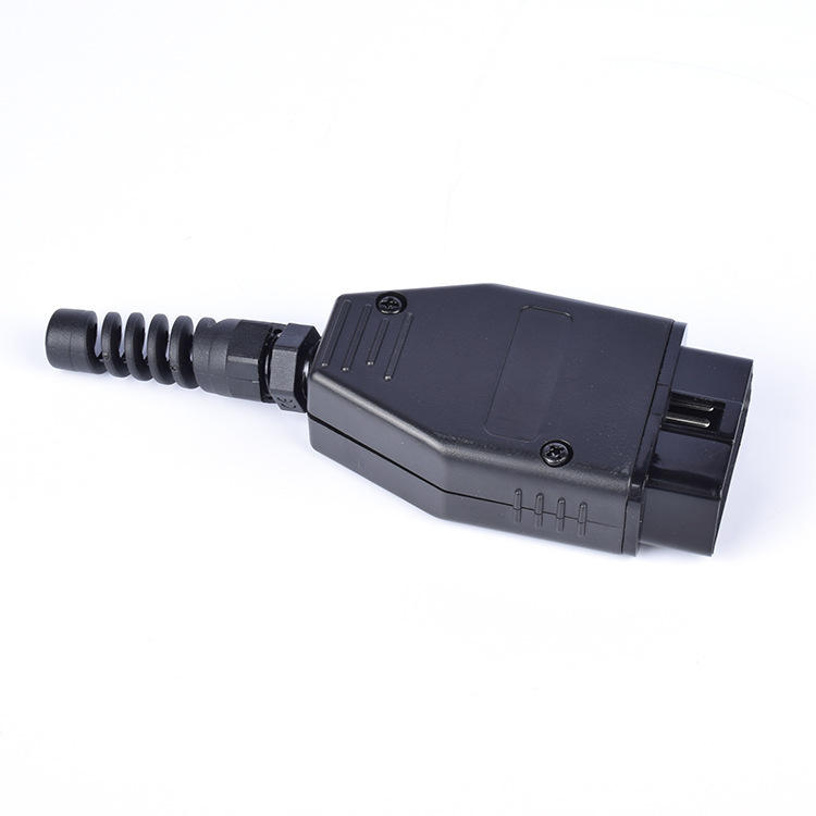 Automotive OBD2 16 pin Connector OBD male connector OBD shell with plug ...