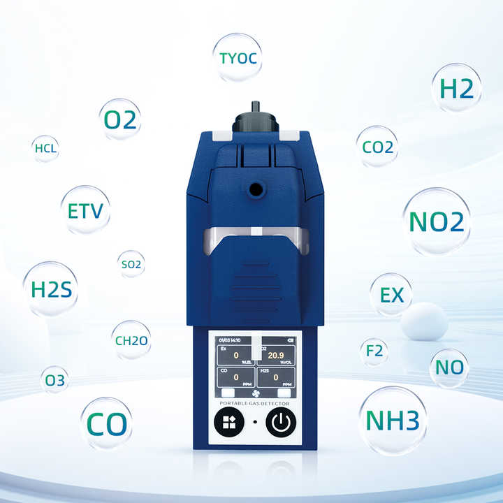 Flammable Toxic Confined Space Atile Methane CH4 Combustible Portable Multi 4 Gas Detector ...