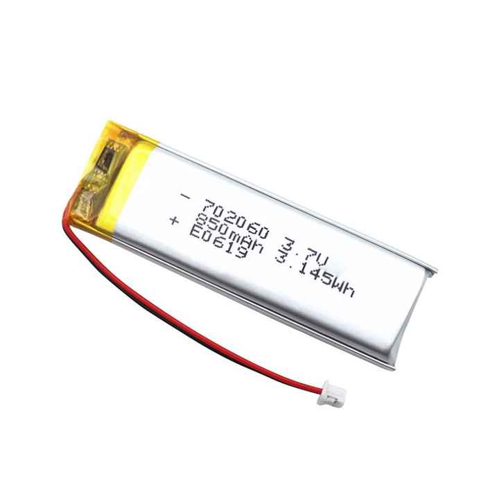 Rechargeable DTP702060 Li-Ion Pouch Cell 3.7v Battery