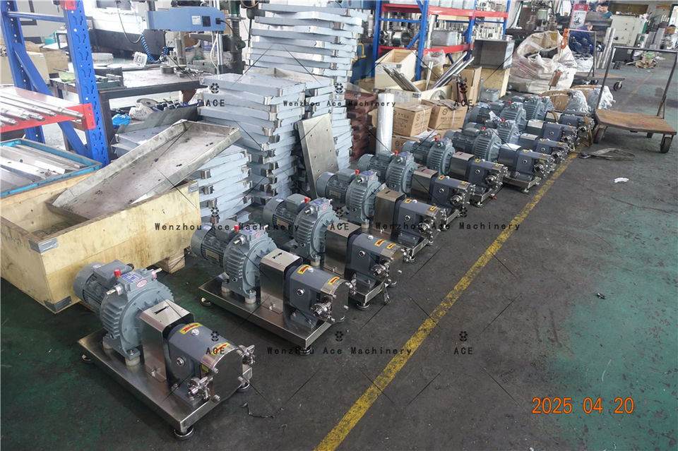 Ace Food Grade Rotary Pump for Conveying Honey Syrup Chocolate OEM ...