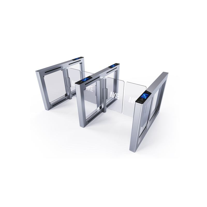 AKE Speed Gate Turnstile Face Recognition QR Code High Speed Anti ...