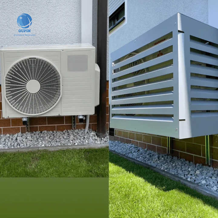 Custom Split Metal Wall Unit Ac Covers 24x24x24 Exterior Louvered air ...