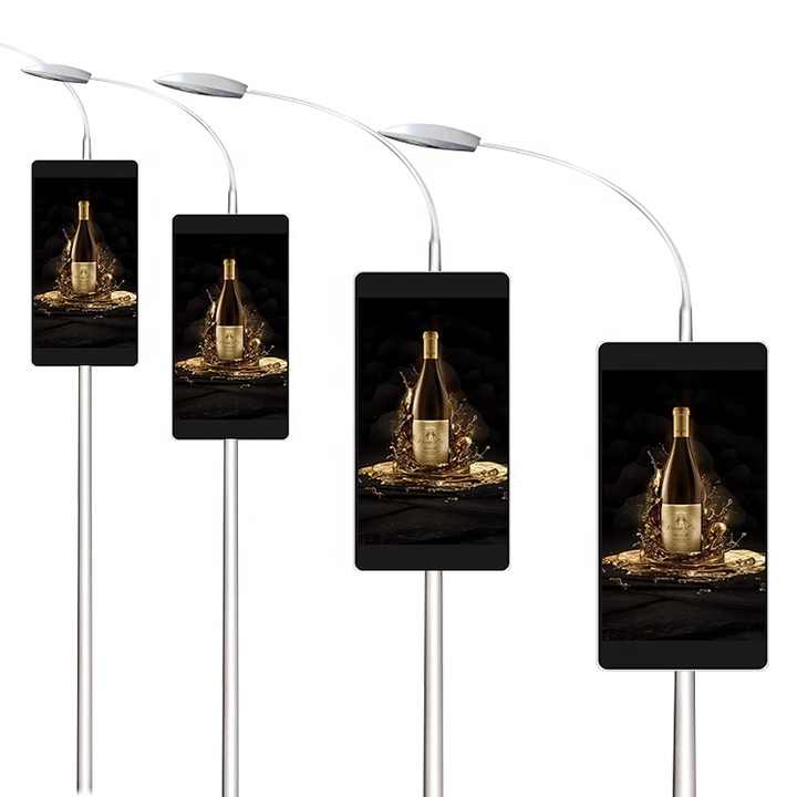 Outdoor LED Screen on Light Pole - Advertising & Display