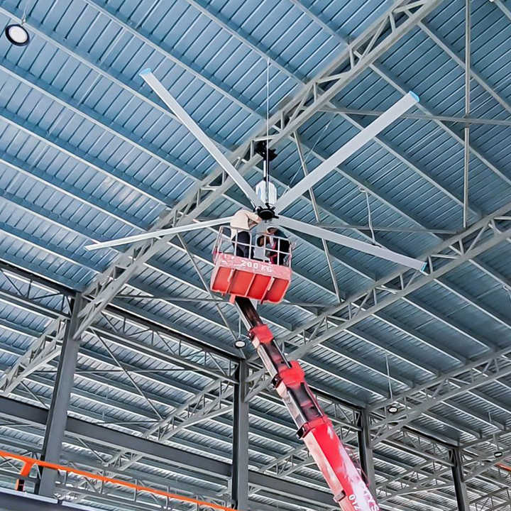 JULAI 24ft Large Industrial Ceiling Fan for Warehouse and Gym ...