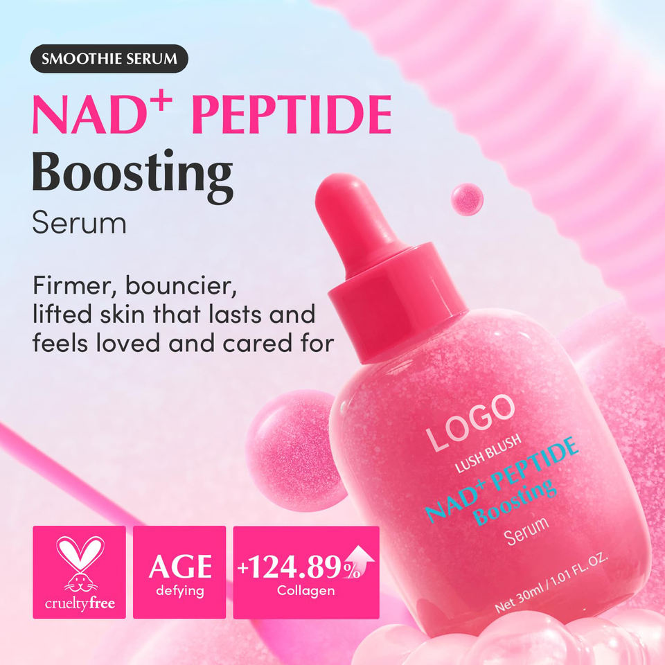 Wholesale Custom Organic NAD+ Peptides Collagen Facial Serum with ...