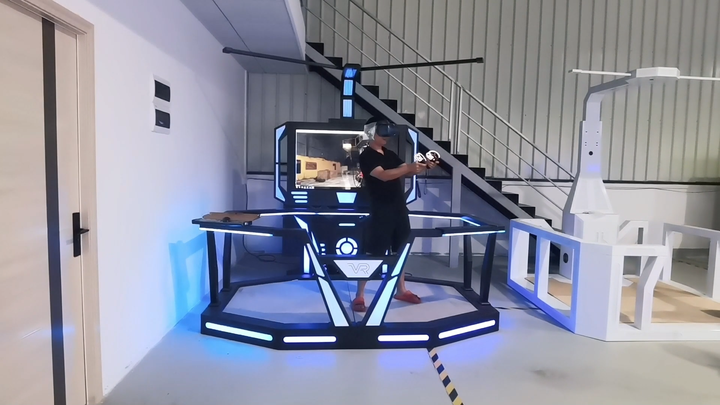 Virtual Reality Platform 9D VR Flight Simulator Platform Big Screen VR ...
