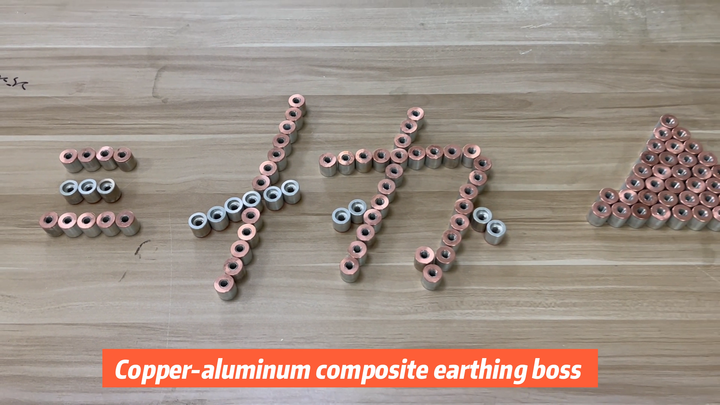 Copper Aluminum Composite Earthing Boss for Lightning Protection