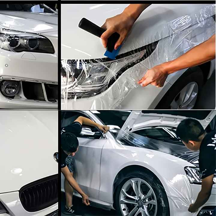 PPF Film 7.5mil 8.5mil Car Wrapping Film Anti-Scratch Heat Repair Clear Nano Ceramic 1.52*15m ...
